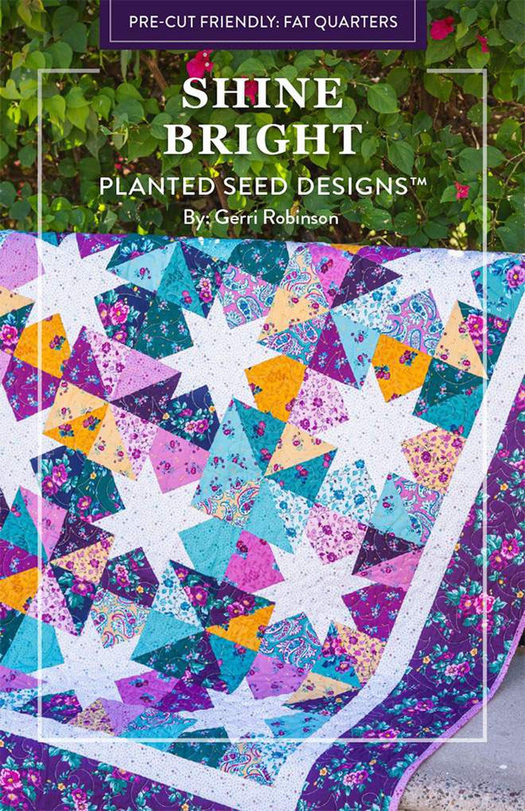 DEAL Shine Bright Quilt PATTERN P120 - Gerri Robinson - Riley Blake ...