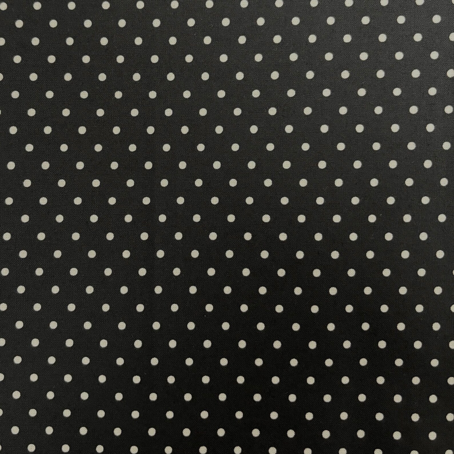 SALE Dots and Stripes and More Mini Dot 28891 J Black QT Fabrics Polka ...