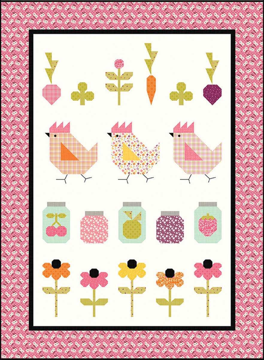 Summer at Grammies Quillt PATTERN P157 by Sandy Gervais Riley Blake ...