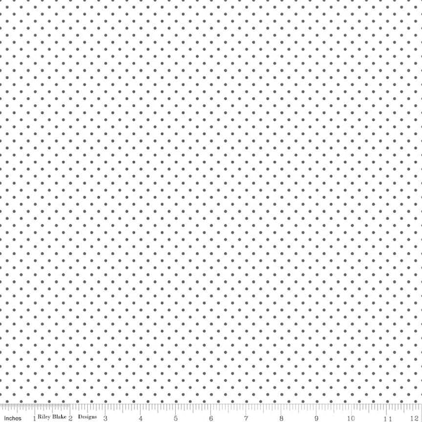 Grey Dot Fabric - Etsy