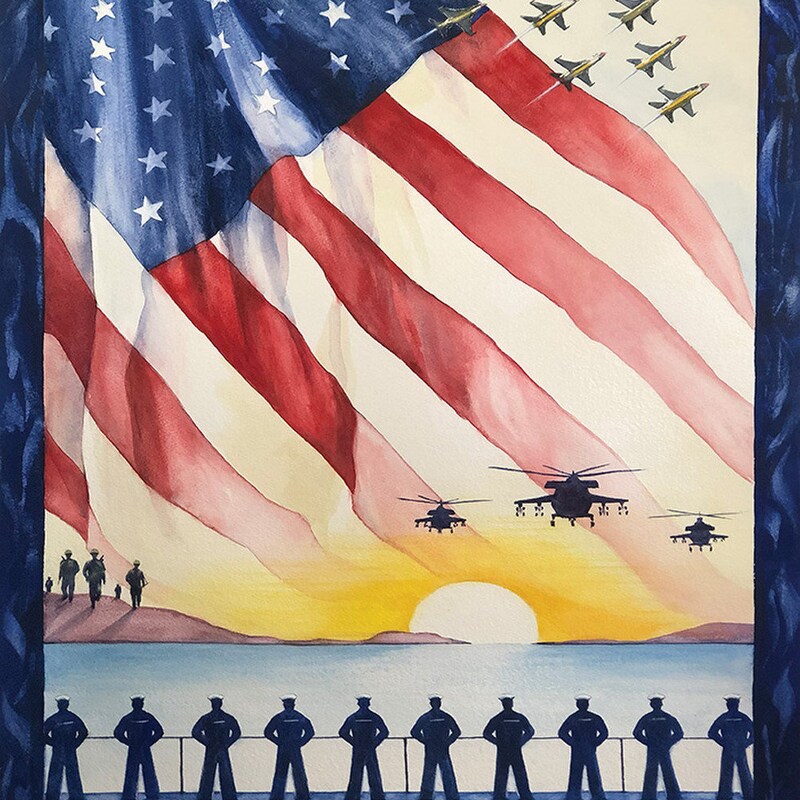 Military Quilt Panel - Etsy