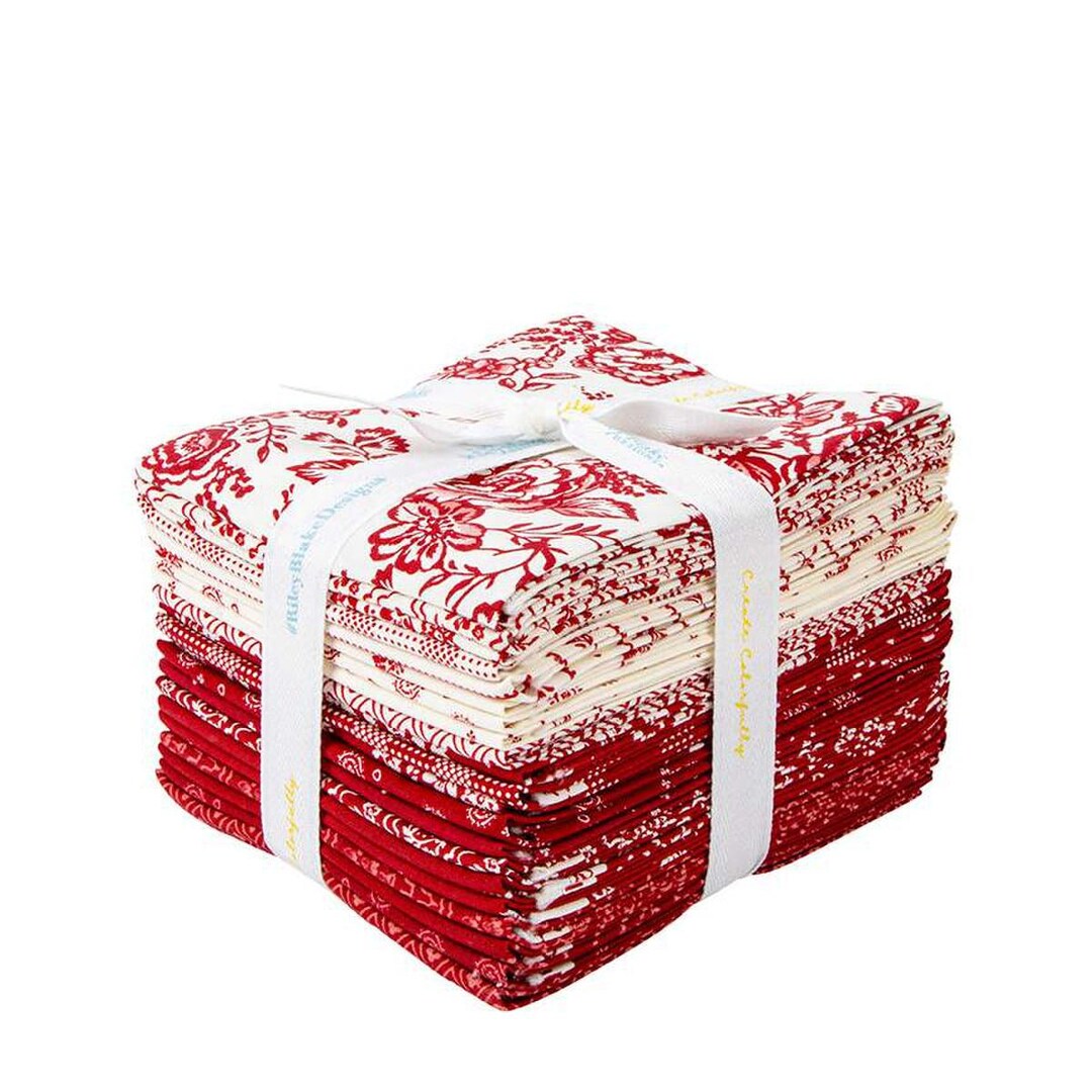 Red Delicious Fat Quarter Bundle 21 Pieces - Riley Blake Designs - Pre ...