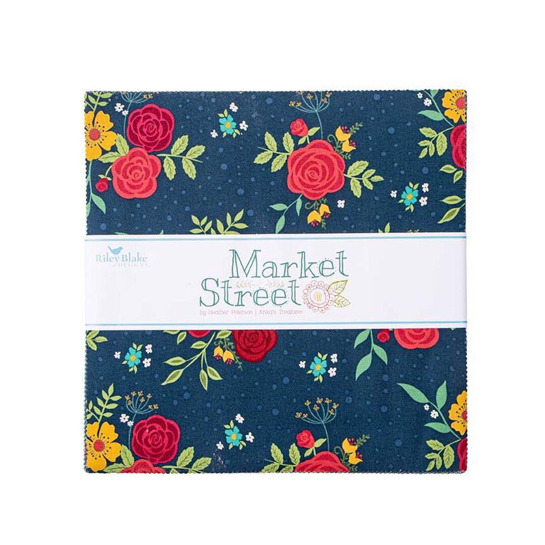 Market Street Layer Cake 10" Stacker Bundle - Riley Blake Designs - 42 Piece Precut Pre Cut ...