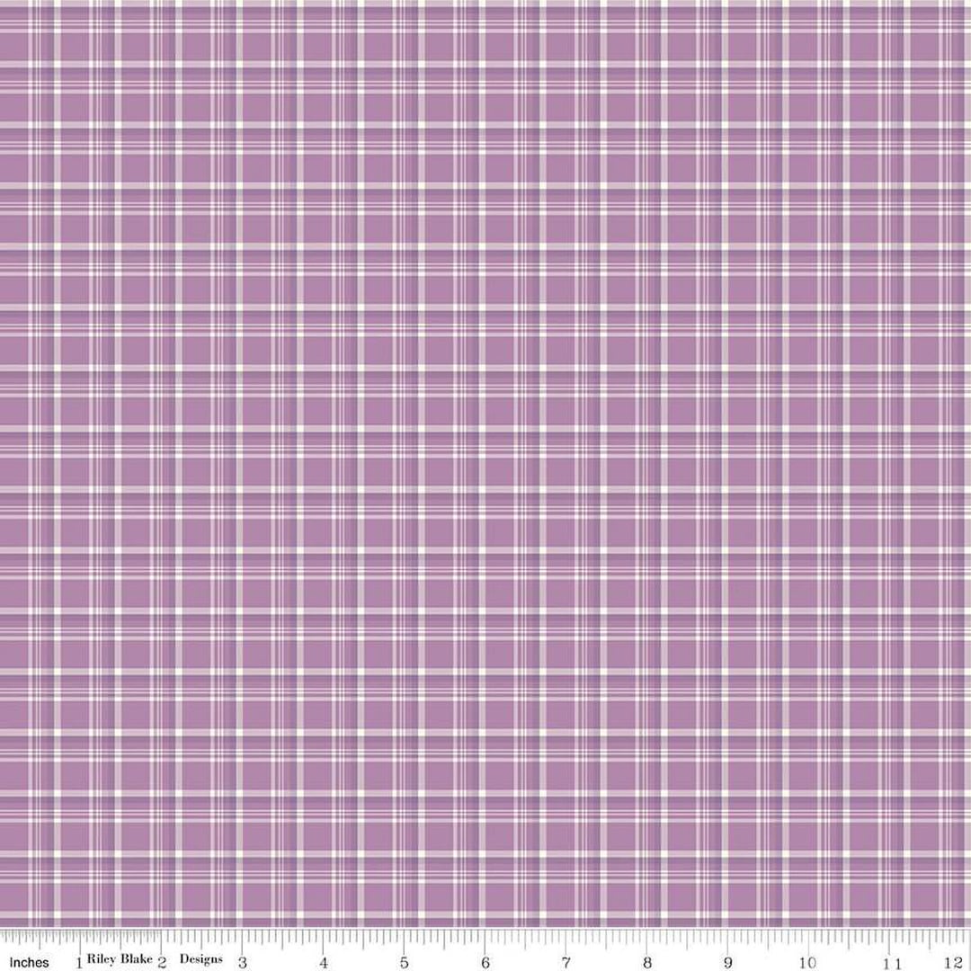 Hello Spring Plaid C12964 Lavender - Riley Blake Designs - Quilting ...