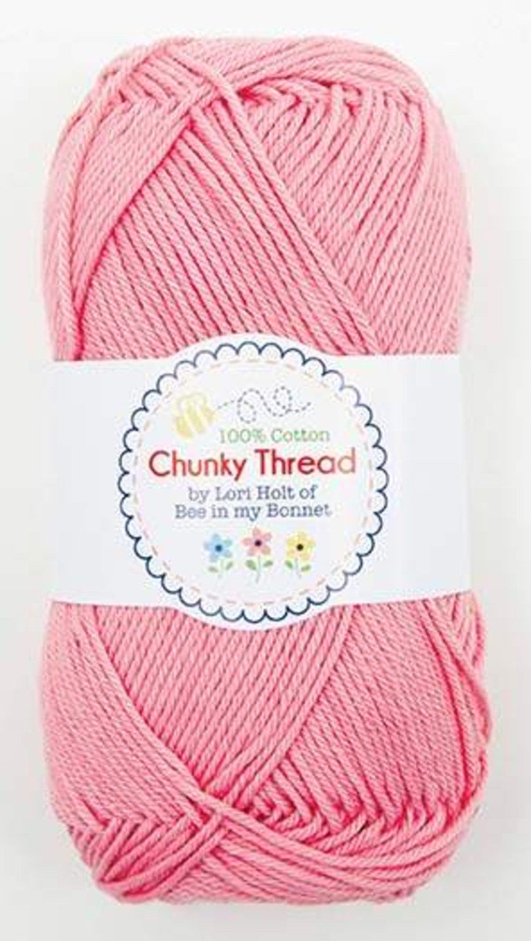 Lori Holt Chunky Thread STCT-8524 Peony Riley Blake 100% Cotton Sport ...