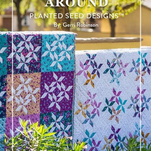SALE Spin Me Around Quilt PATTERN P120 by Gerri Robinson - Riley Blake ...