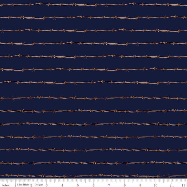 Barbed Wire Fence Fabric - Etsy
