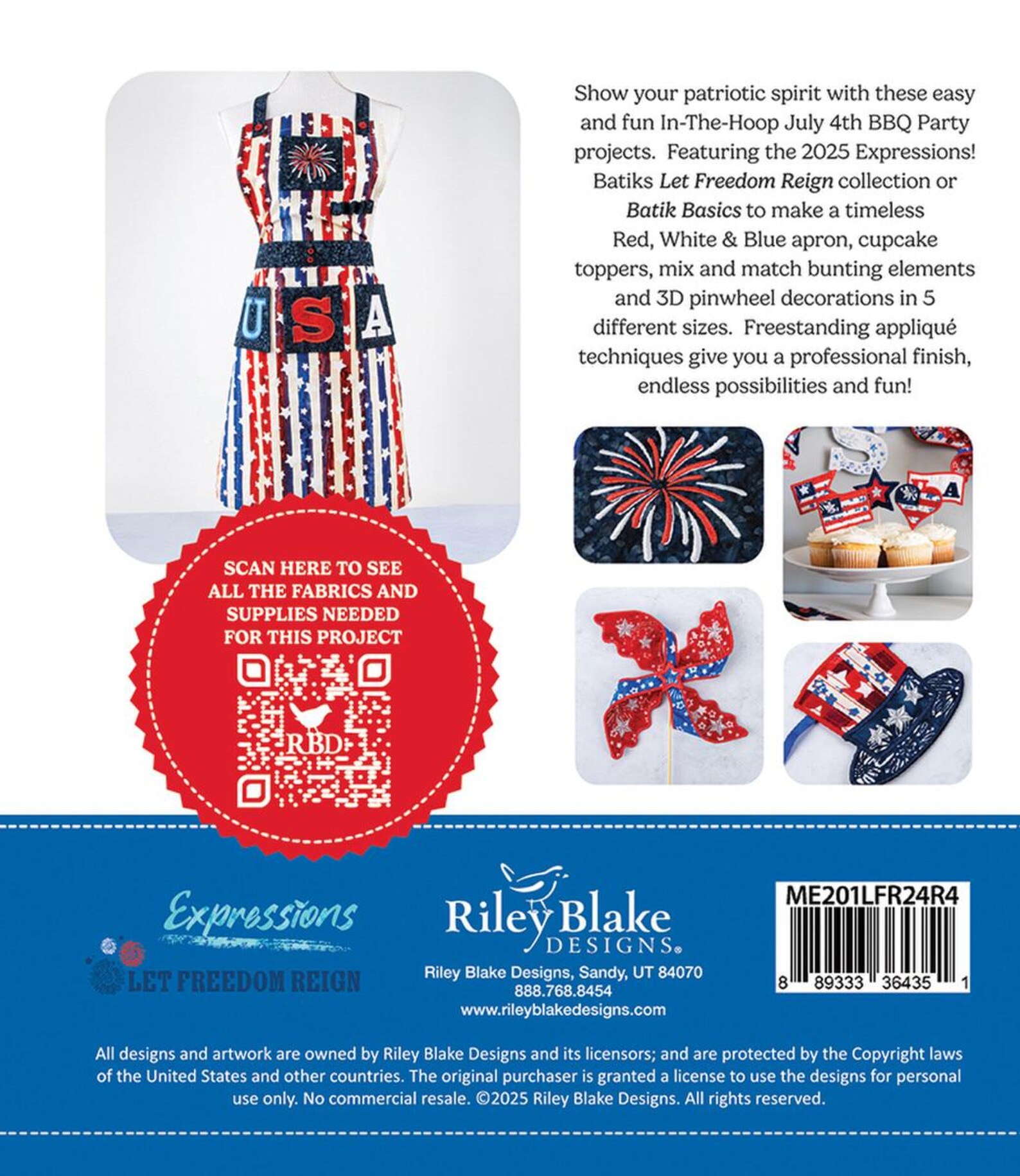 SALE Machine Embroidery Let Freedom Reign Projects INSTRUCTIONS ...