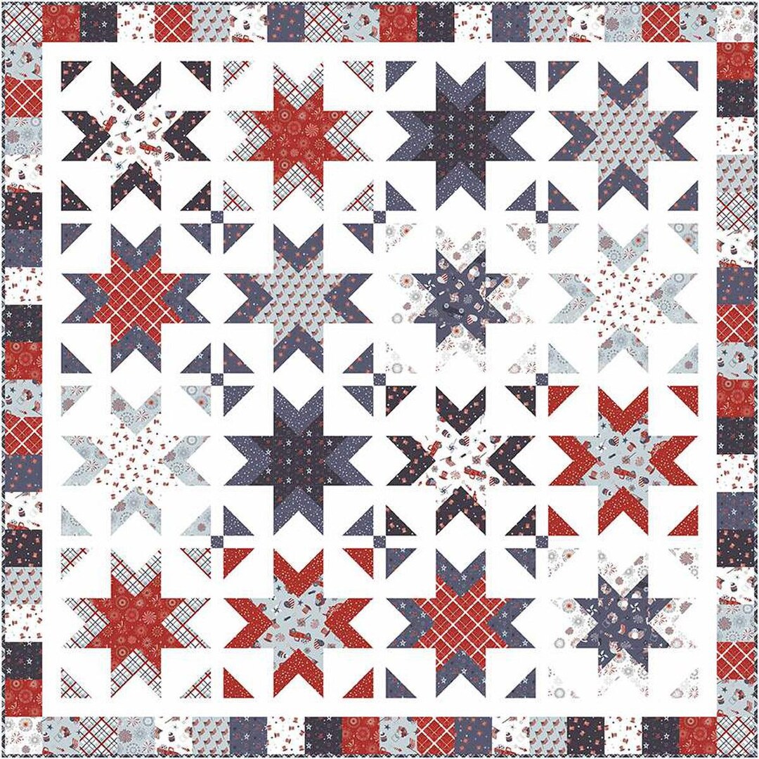 SALE Sparklers Quilt Kit - Lori Whitlock - Riley Blake Designs - Box ...