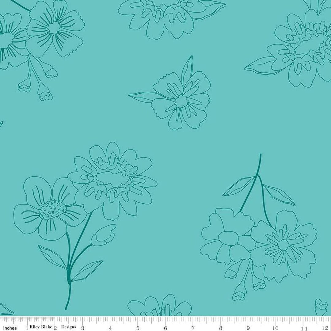 2 Yard 26" End of Bolt - Spring's in Town WIDE BACK WB14217 Peacock ...