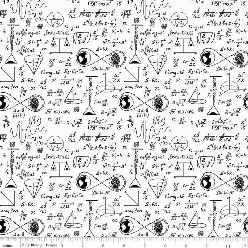 Math Fabric - Etsy