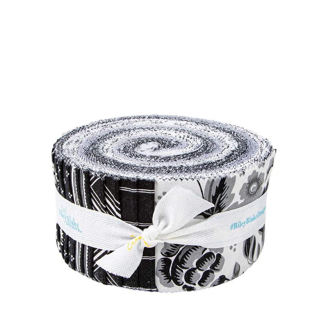 Midnight Meadow Rolie Polie 2.5 Inch Jelly Roll 40 Pieces - Riley Blake Designs - Precut Bundle ...