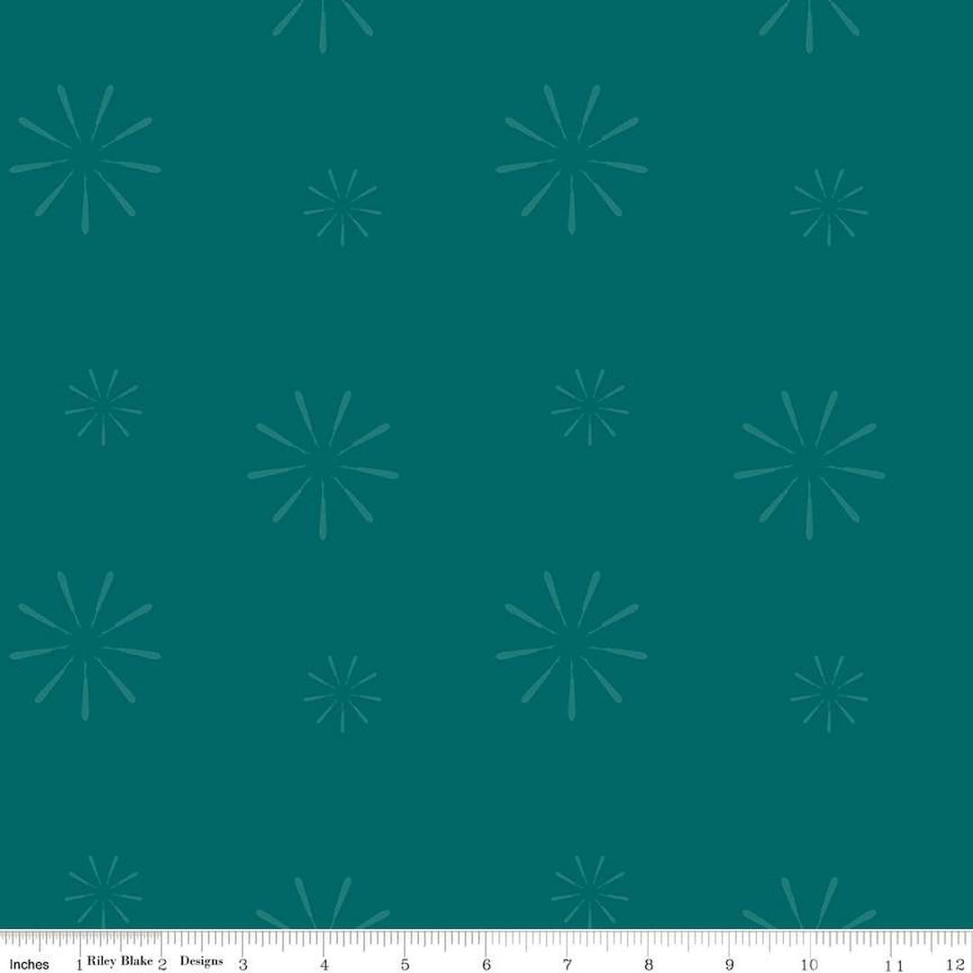 SALE Make Seam Ripper C13426 Jade by Riley Blake Designs - Starbursts ...