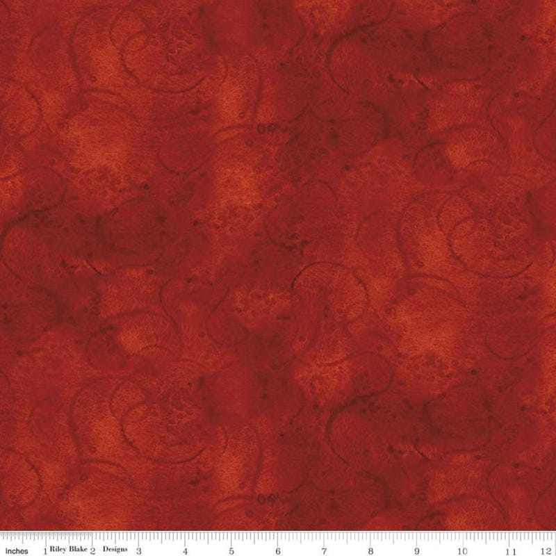 Red Swirl Christmas Fabric - Etsy