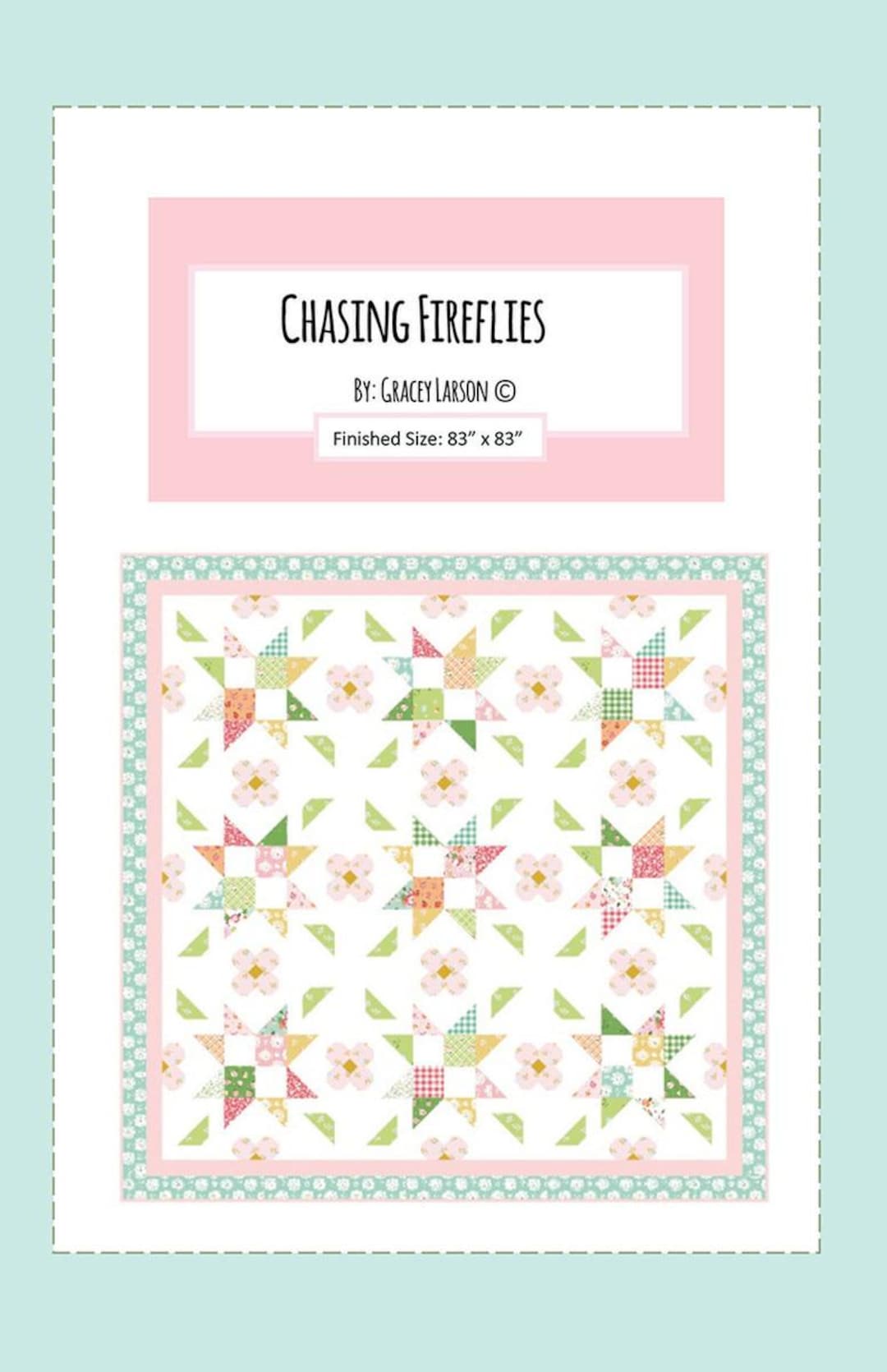 DEAL Chasing Fireflies Quilt PATTERN P155 - Gracey Larson - Riley Blake ...