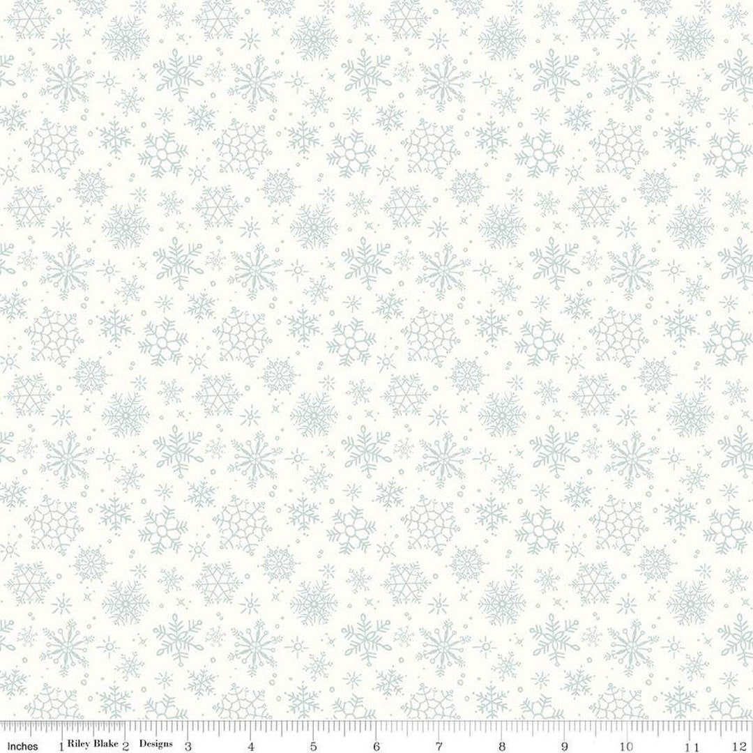 Magical Winterland Snowflake C14944 Snow - Riley Blake Designs - Snow ...