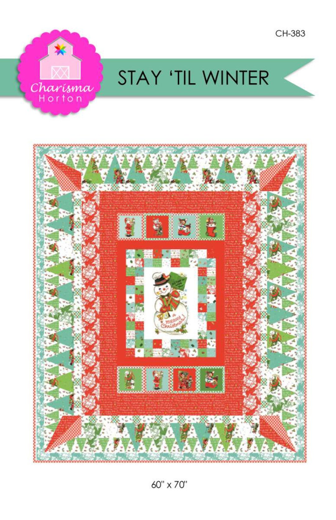 SALE Stay 'til Winter Panel Quilt PATTERN P161 by Charisma Horton ...