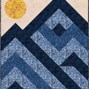 SALE Winter Mountains Quilt PATTERN P161 by Charisma Horton Riley Blake ...