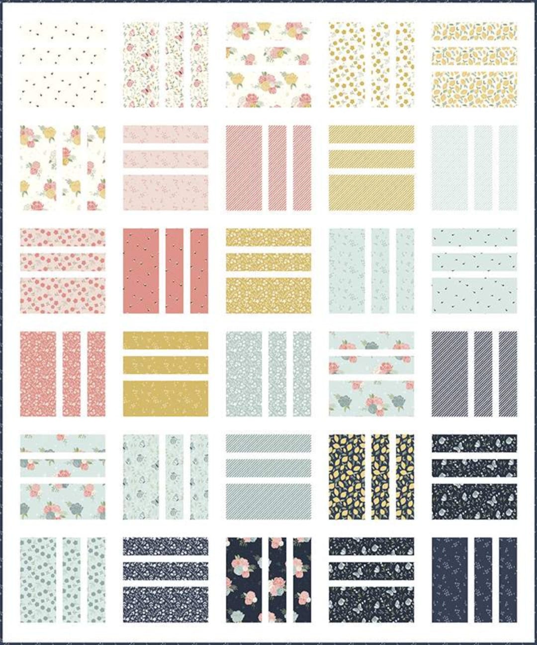 Squared up Quilt PATTERN P173 by Fran Gulick - Riley Blake - INSTRUCTIONS Only - Beginner ...