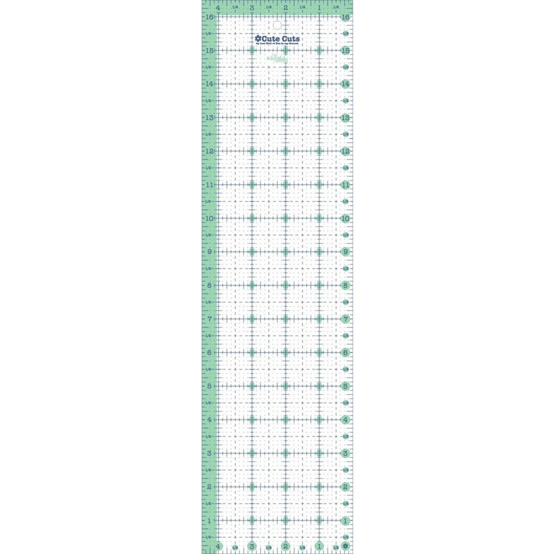 SALE Lori Holt Cute Cuts Ruler 4 1/2" X 16 1/2" STCC-5547 - Riley Blake ...