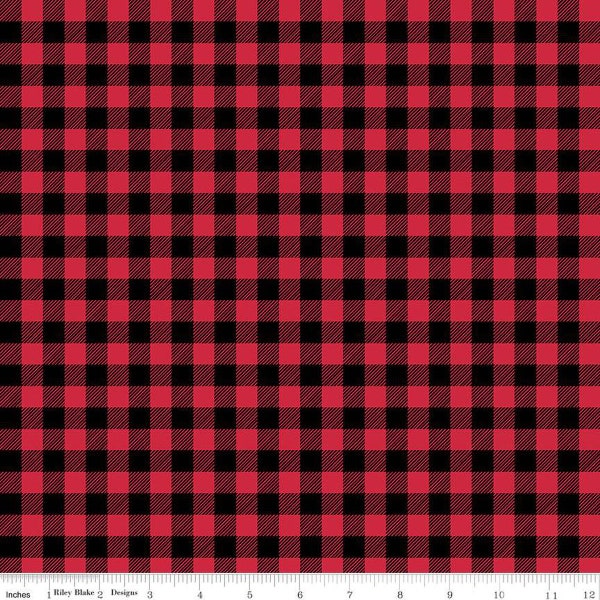 Buffalo Check Flannel Fabric - Etsy