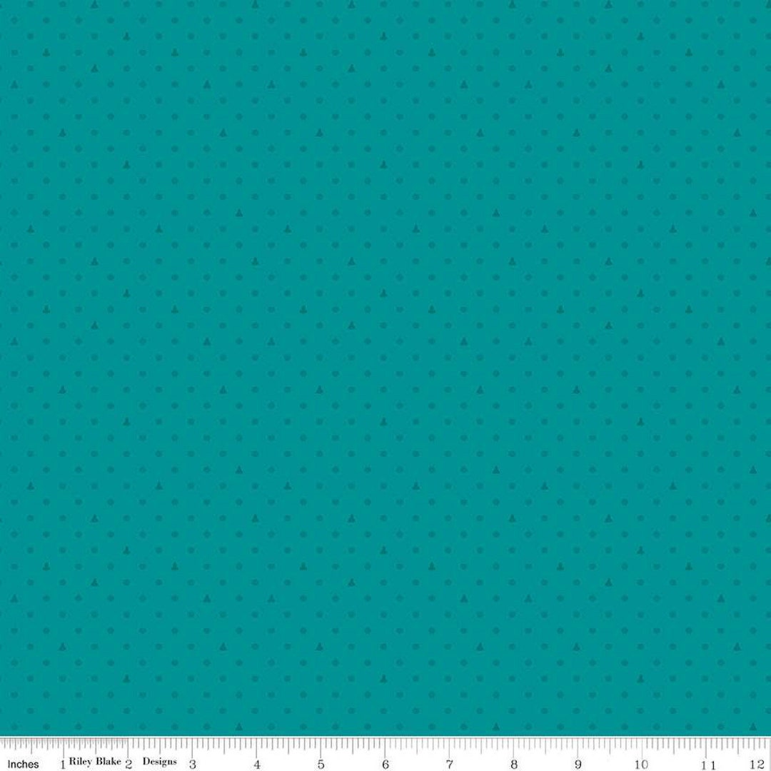 SALE Colors of Kindness Dots C13682 Teal - Riley Blake Designs ...