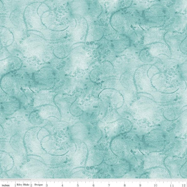 Blue Swirl Fabric - Etsy