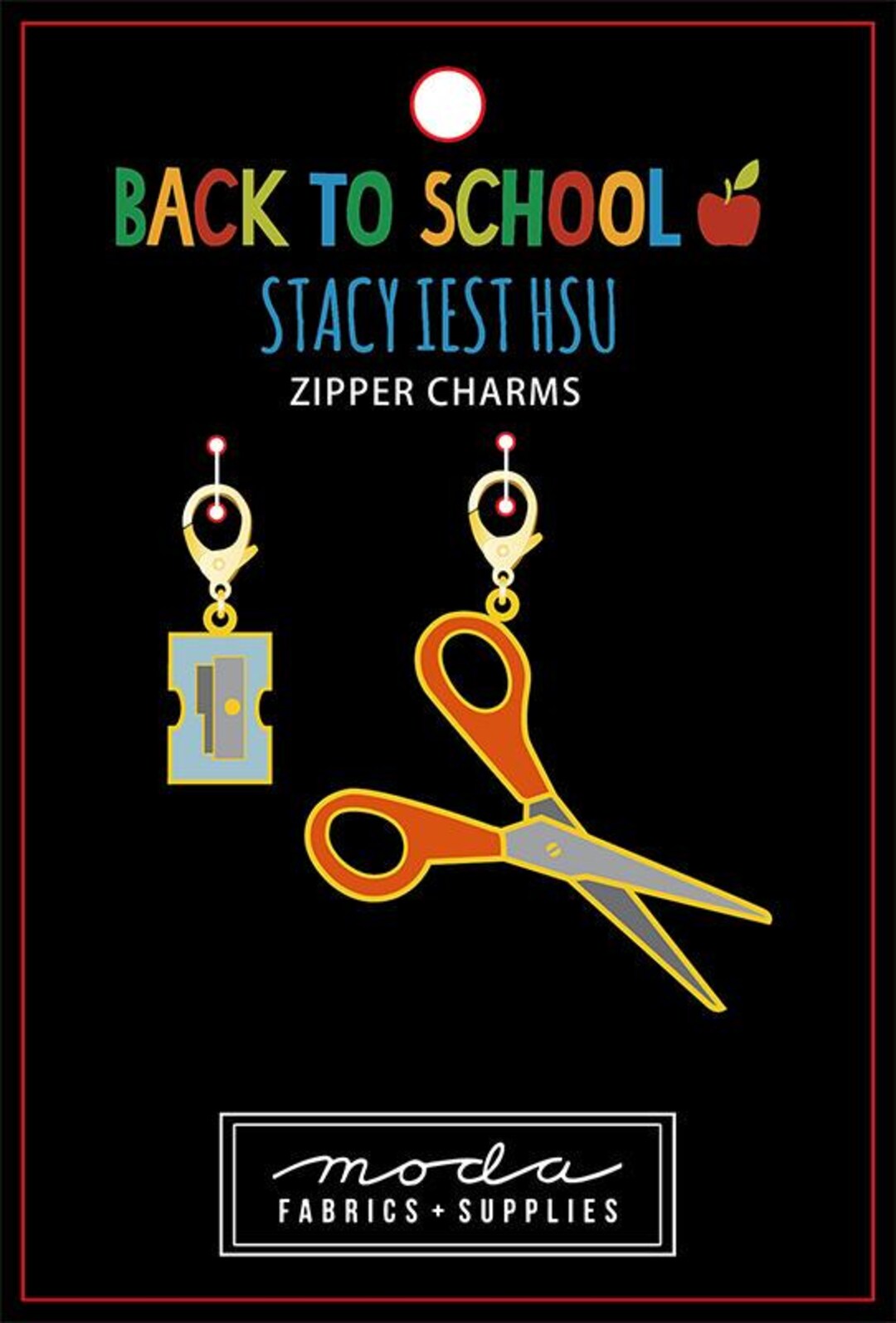 SALE Sew Cute Zipper Charms Enamel Sharpner Scissor CH102 - Cathe ...