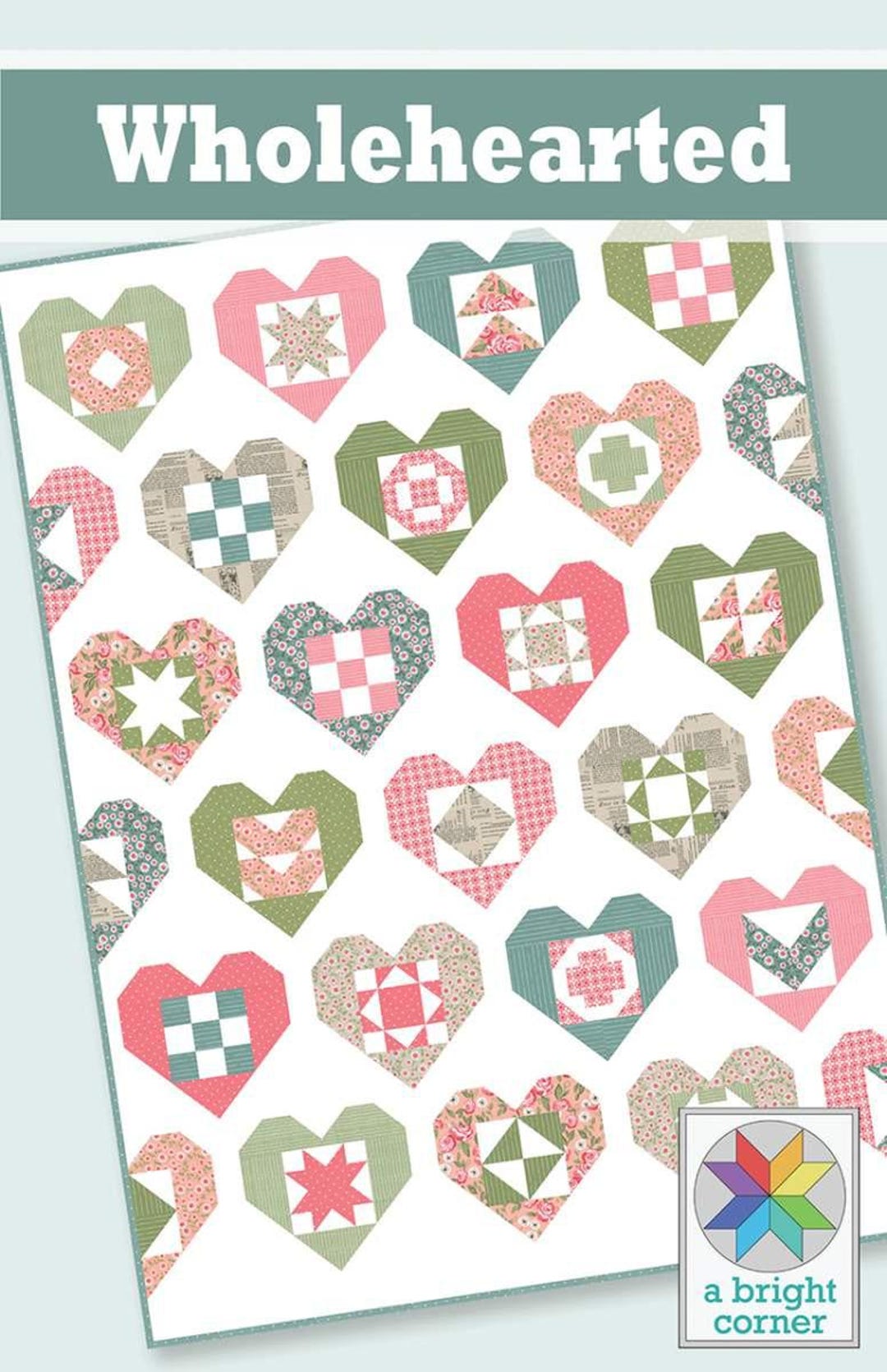SALE Wholehearted Quilt PATTERN P165 by Andy Knowlton - Riley Blake ...