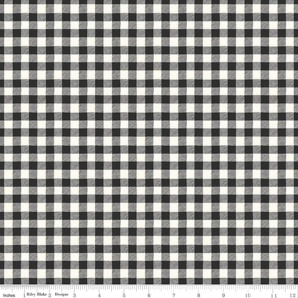 Black and White Checked Fabric - Etsy