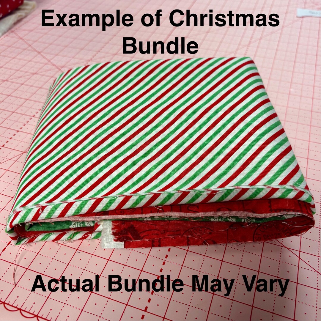 3 Yard Christmas Themed End of Bolt MYSTERY BUNDLE With Christmas ...