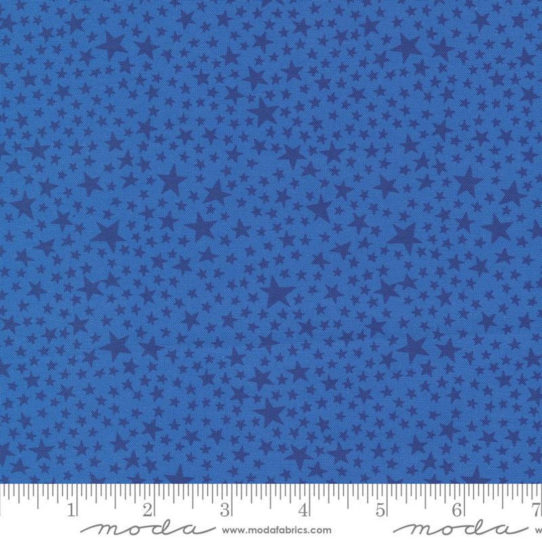 Play Ball Stars 33816 Bluejay - Moda Fabrics - Sports Star - Quilting ...