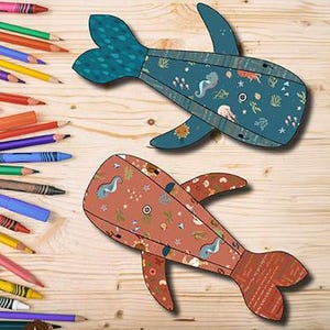 DEAL Whale Zipper Pouch Quilt Pattern P177 - Jennifer Long - Riley ...