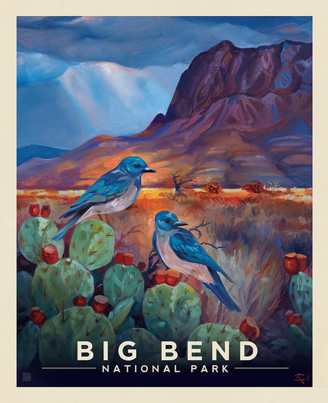 DEAL National Parks Big Bend Poster Panel PD15097 - Riley Blake Designs ...