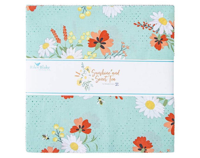 Spring Gardens Layer Cake 10" Stacker Bundle - Riley Blake Designs - 42 Piece Precut Pre Cut ...