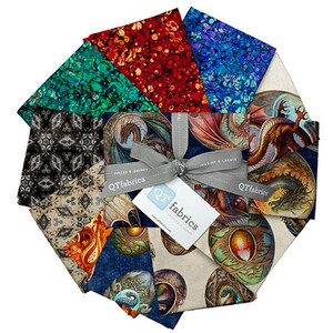 SALE Dragon Fyre Fat Quarter Bundle 11 Pieces - QT Fabrics - Pre Cut ...