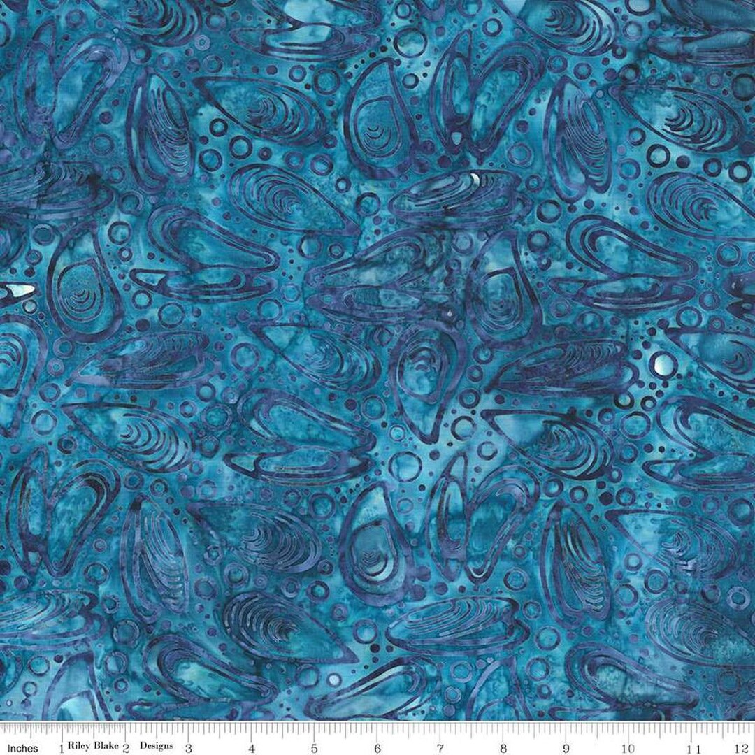 Expressions Batiks Toes in the Sand BT23154 Denim Bijou - Riley Blake ...