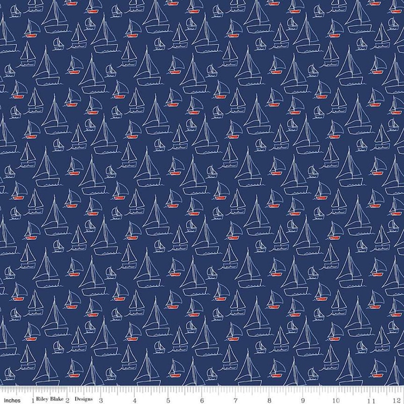 Sailboat Fabric - Etsy