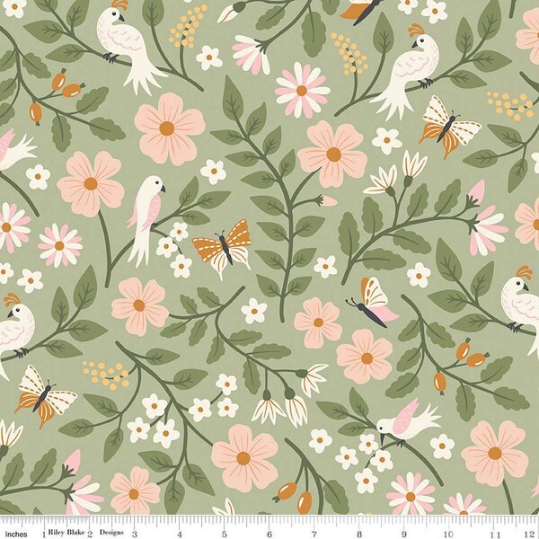 Riley Blake Let It Bloom Fabric - Etsy