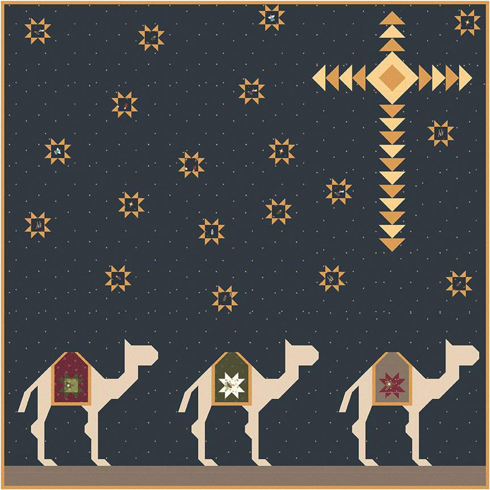 Follow the Star Quilt PATTERN P177 - Bee Sew Inspired - Riley Blake ...