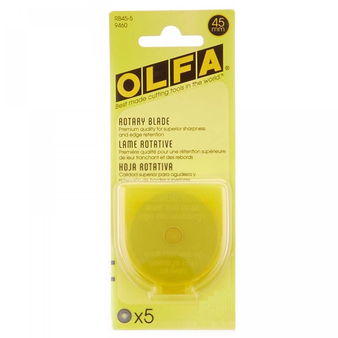 SALE Olfa Rotary Blades N004-RB45-5 Package of 5 Fits All Olfa 45 Mm ...
