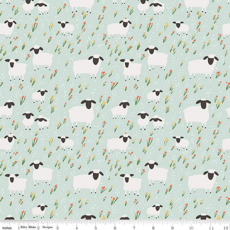 Baby Lamb Flannel Fabric - Etsy