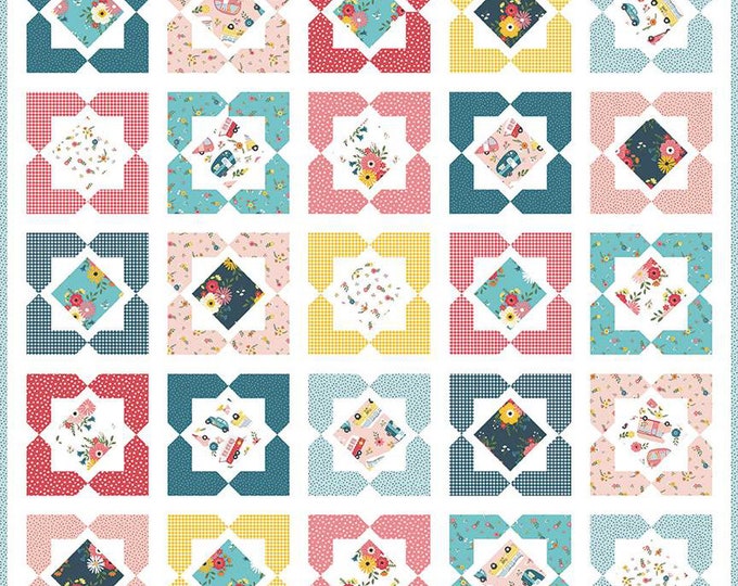 SALE Star Spangled Quilt PATTERN P124 by Gerri Robinson - Riley Blake ...