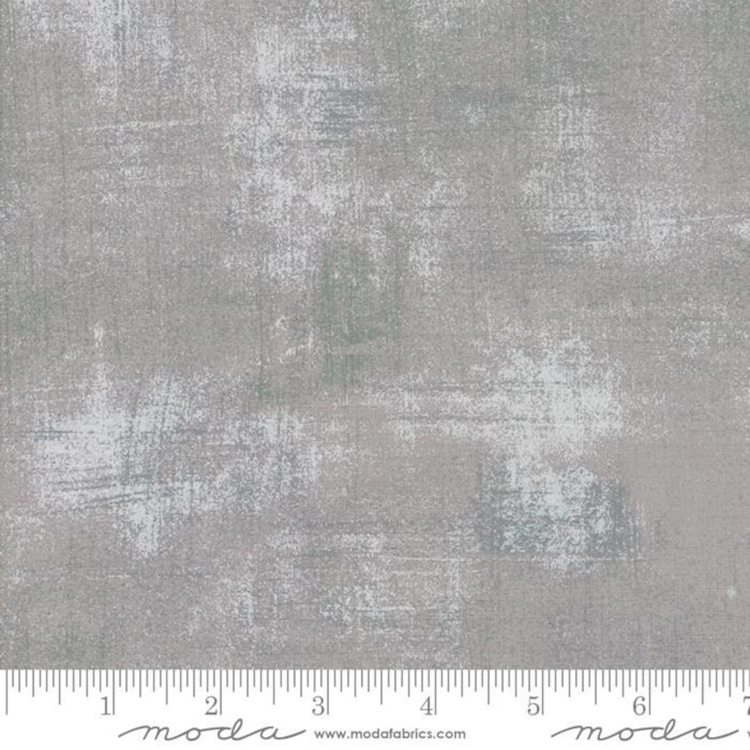 SALE Grunge Basics 30150 Silver - Moda Fabrics - Shaded Textured Semi ...