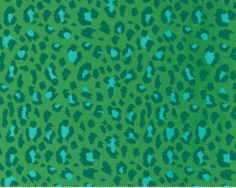 Green Leopard Fabric - Etsy