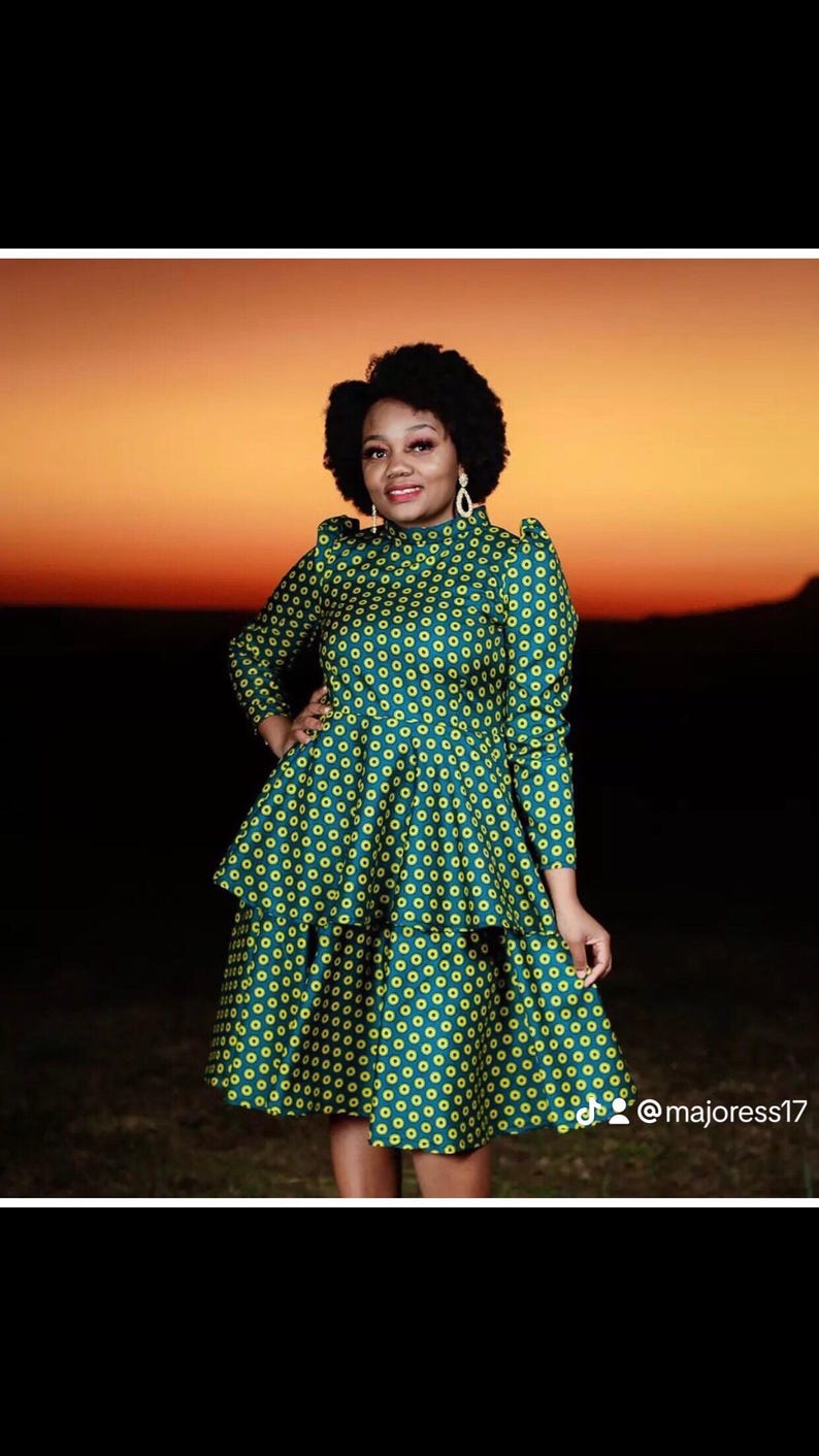 Seshweshwe Seshoeshoe Setswana Sesotho Dress , Kitenge Ankara ...