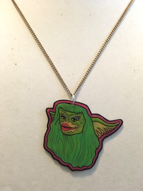 Greta Gremlin Necklace Gremlins 2 Awesome Weddings New - Etsy