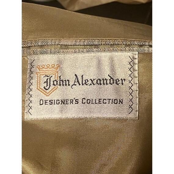 Vintage John Alexander Jacket M Blazer Plaid Single B… - Gem