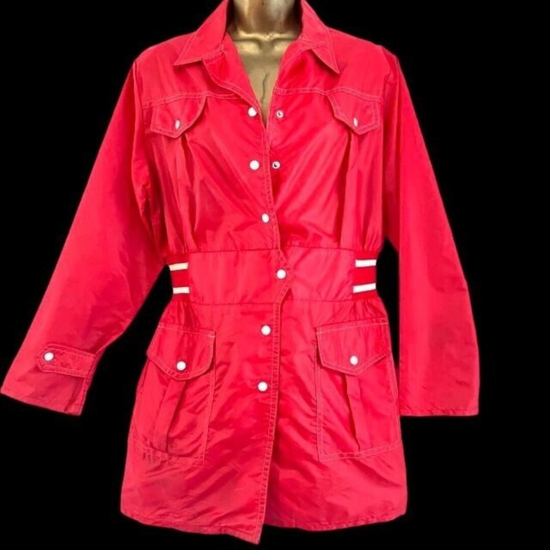 Iconic Vintage Red Racing Stripe Jacket by Gold Label - Etsy
