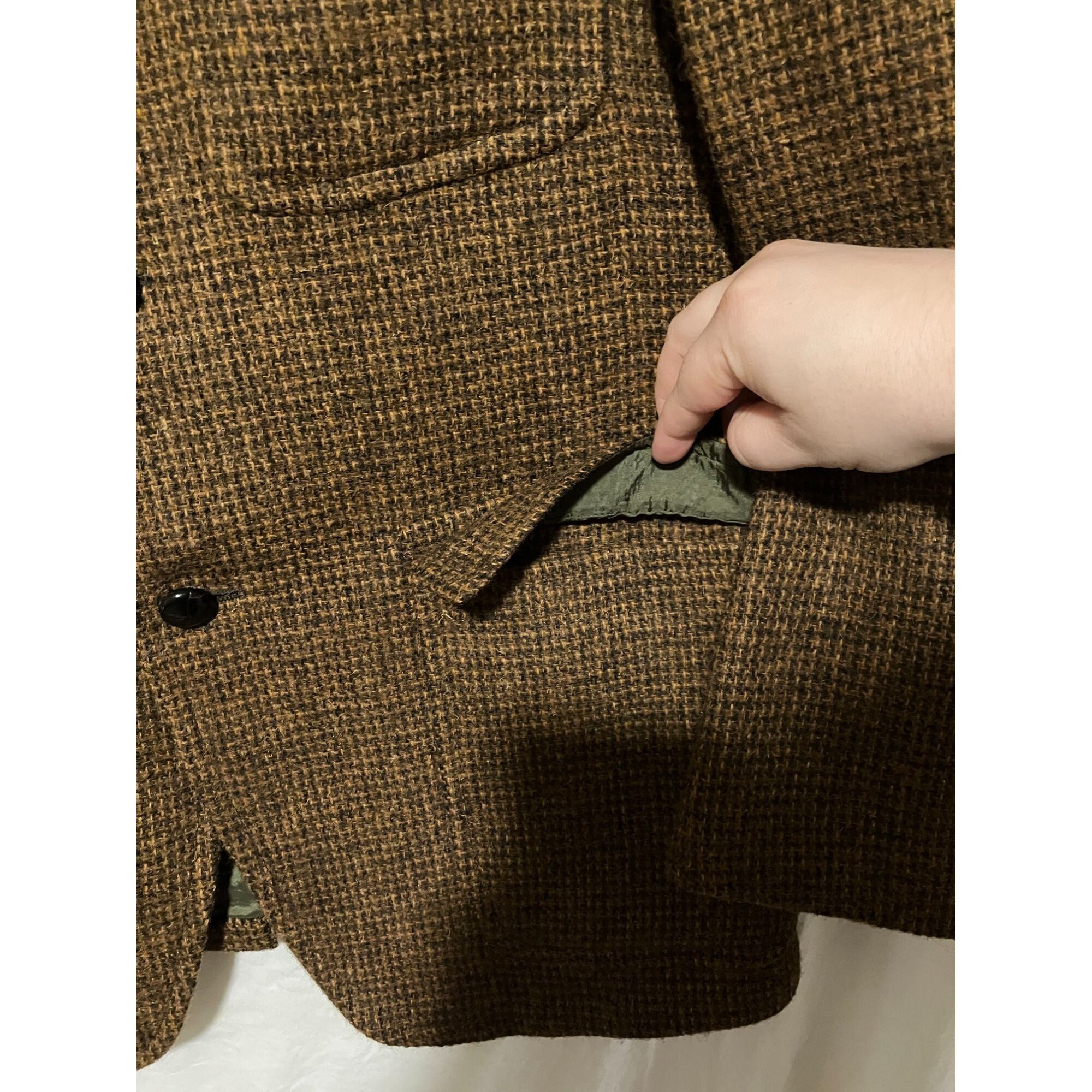 Vintage Harris Tweed Jacket 42 Blazer Sport Coat 1968 Signed 100% ...